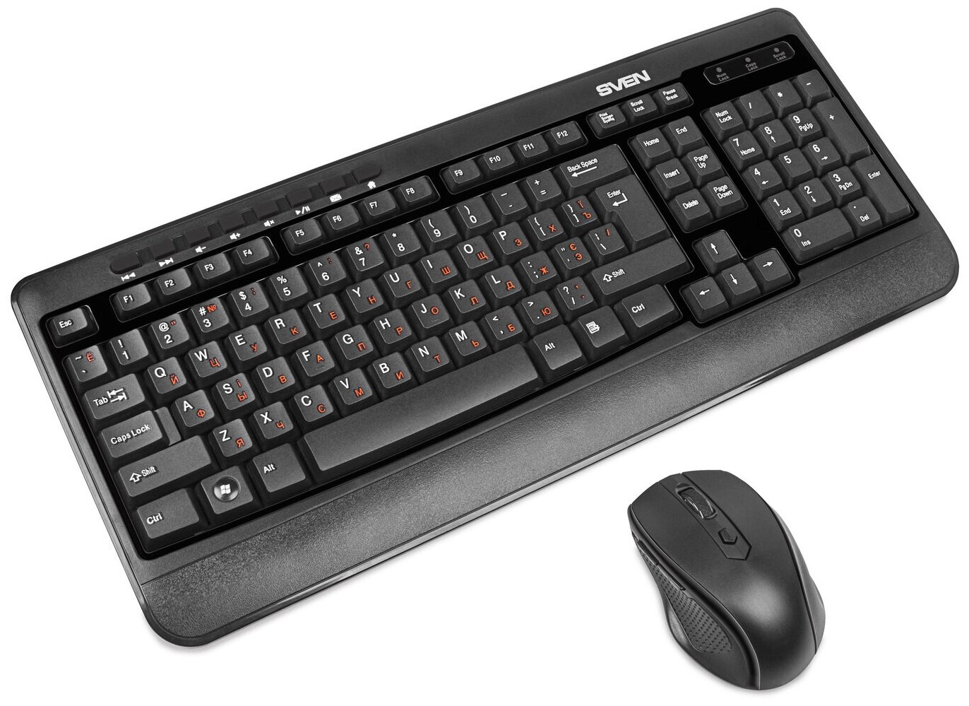 Клавиатура и мышь Sven usb Comfort 3500 Wierless 112+8 беспроводные SV-014285