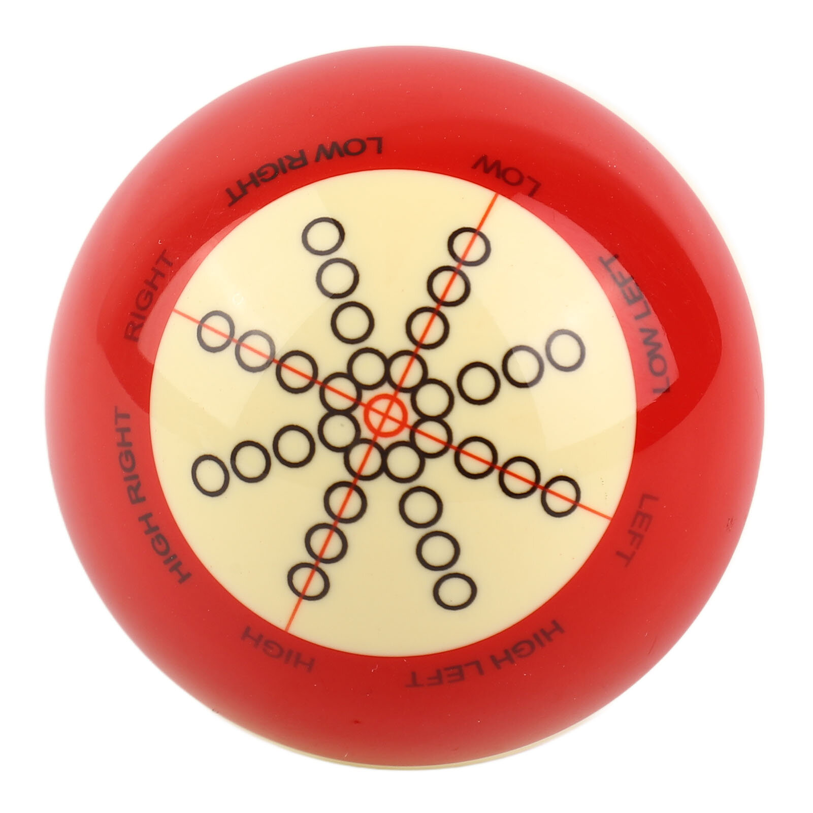 Тренировочный биток из смолы, стандартный тренировочный биток для американского бильярда, восемь шаров, диаметр 57,2 мм