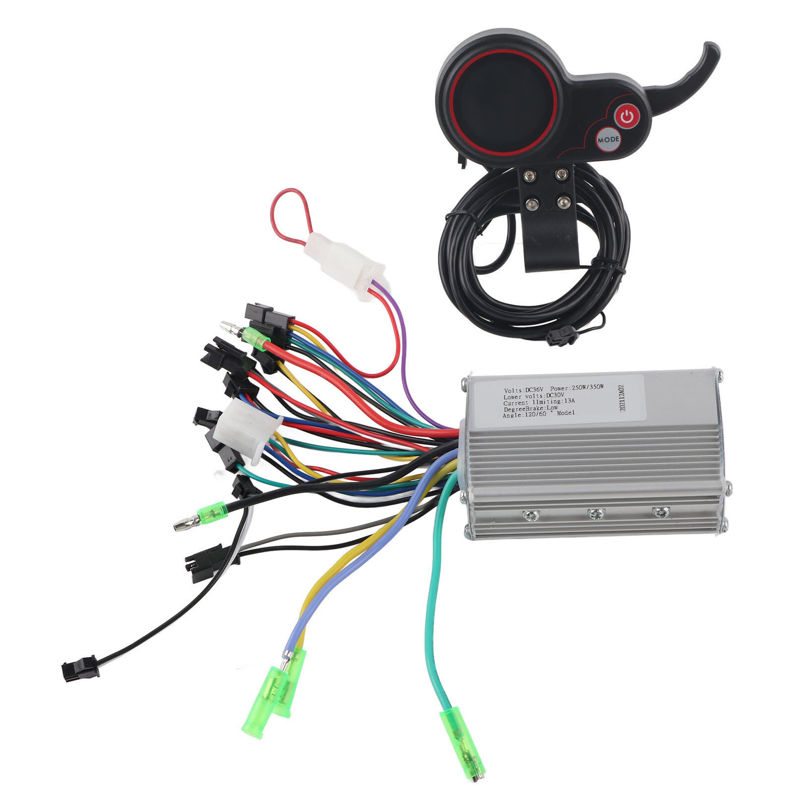 Панель управления дисплеем Controller ЖК -дисплей с аксессуаром переключателя с переключателем для электрического велосипеда 36V