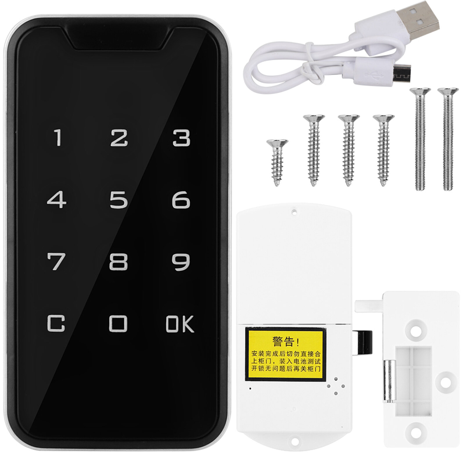 Smart Lock, Zinc Alloy Rust-resistant Durable Passsword for Sauna Cabinet File Storage