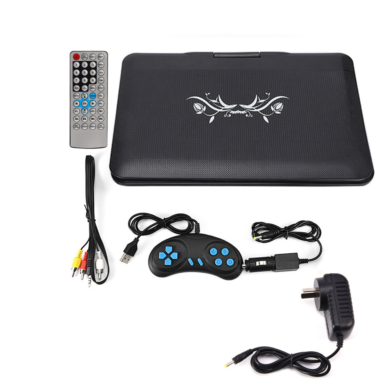 10,1 дюйма HD TV Portable DVD -плеер 800*480 Разрешение 16: 9 ЖК -экран