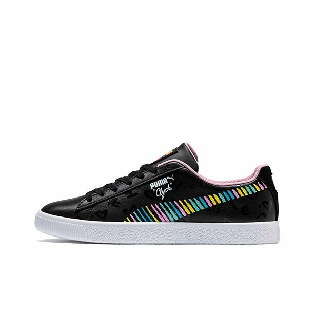 Кроссовки PUMA Clyde, размер EU 36 стопа (22.5CM), black — фото 1