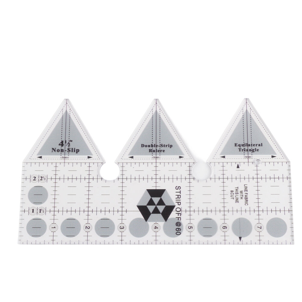 Сетки линейки 45/60/90 градусов с двойной полосовой линейкой прозрачная акриловая не скольжение