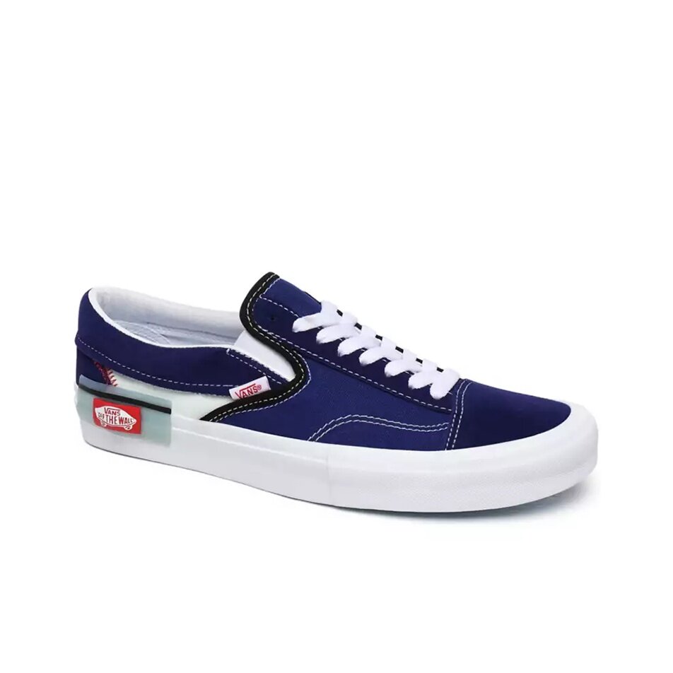 Кроссовки VANS slip-on, размер EU 36 стопа (22.5CM), синий — фото 1