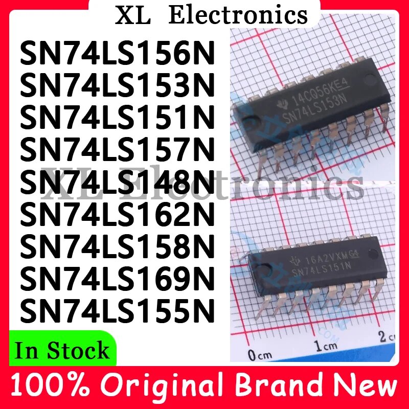 Логические микросхемы SN74LS148N SN74LS151N SN74LS153N SN74LS155N SN74LS156N SN74LS157N SN74LS158N SN74LS162N SN74LS169N