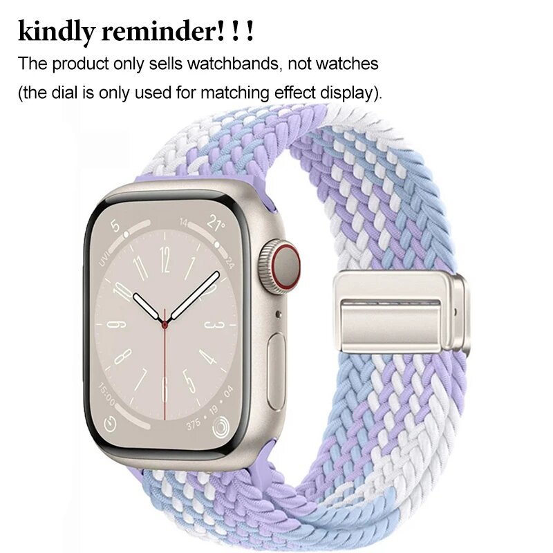 Нейлоновый ремешок для Apple Watch Purple 44/45/46/49mm