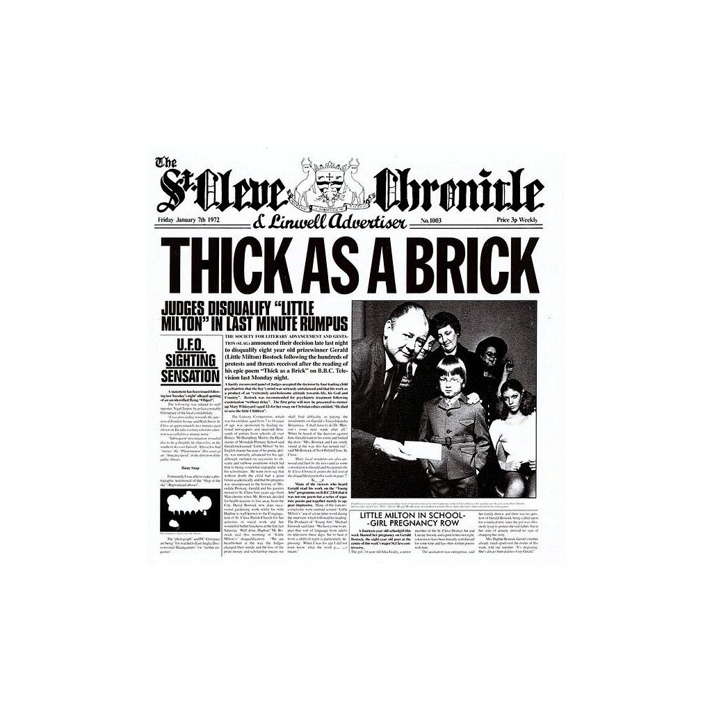 Диск Jethro Tull - Thick As A Brick (The 2012 Steven Wilson Stereo Remix) (1 CD)