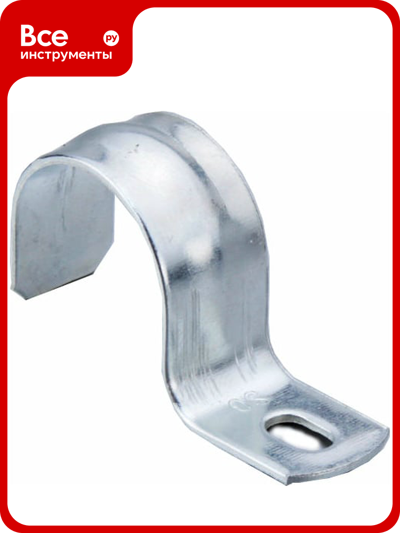 Металлическая однолапковая скоба FORTISFLEX СМО 8-9 49319