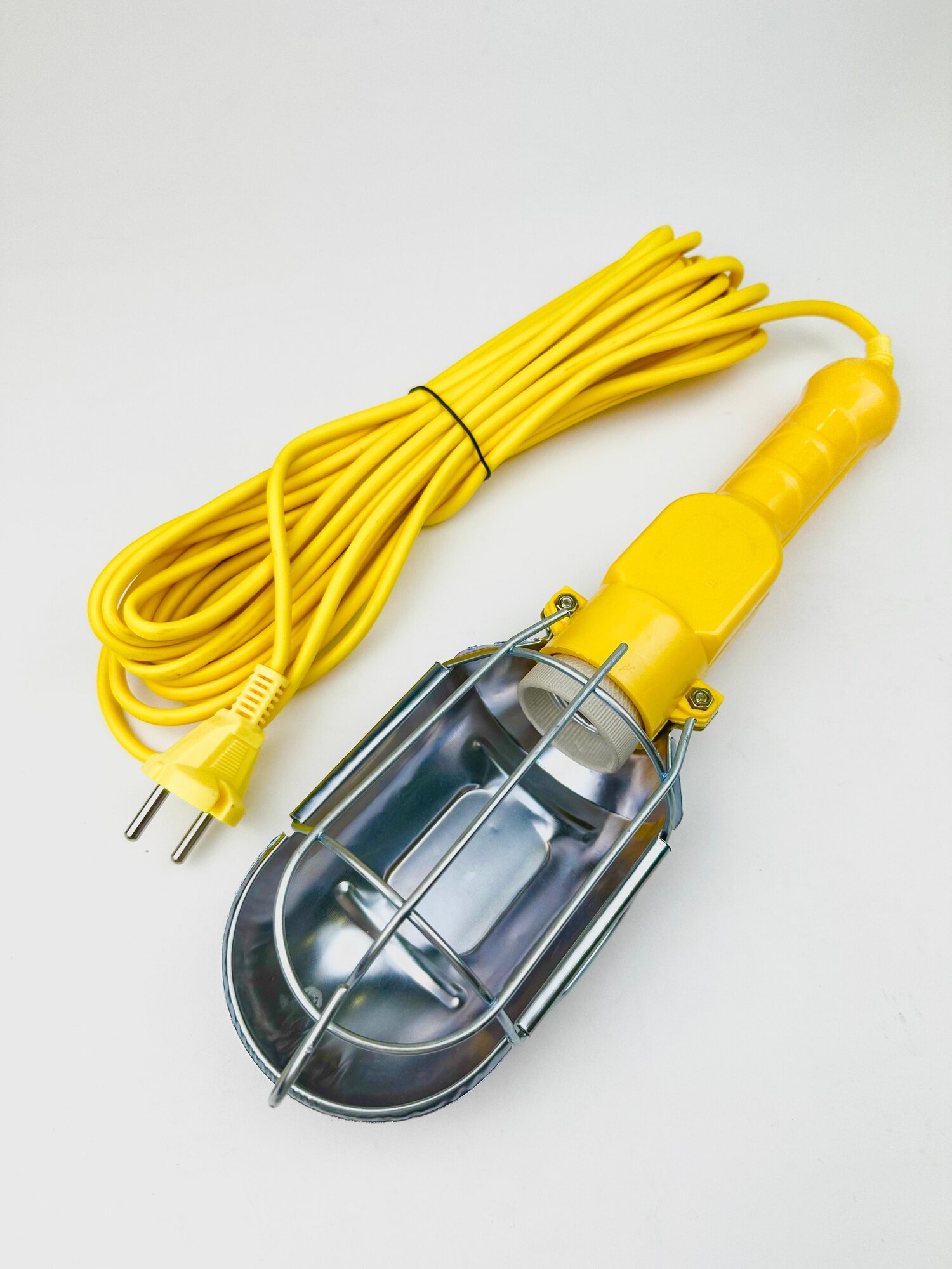 Светильник-Переноска под лампу Е27 гаражная, Лампа переносная 10 м, цоколь Е27