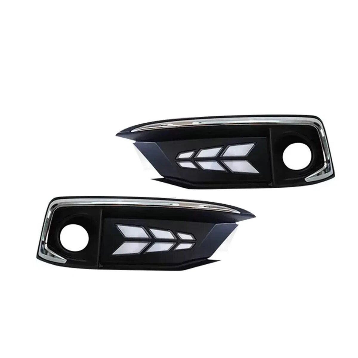 Автомобильные аксессуары, передний бампер, противотуманные фары для Honda Civic 10 поколения Chrome