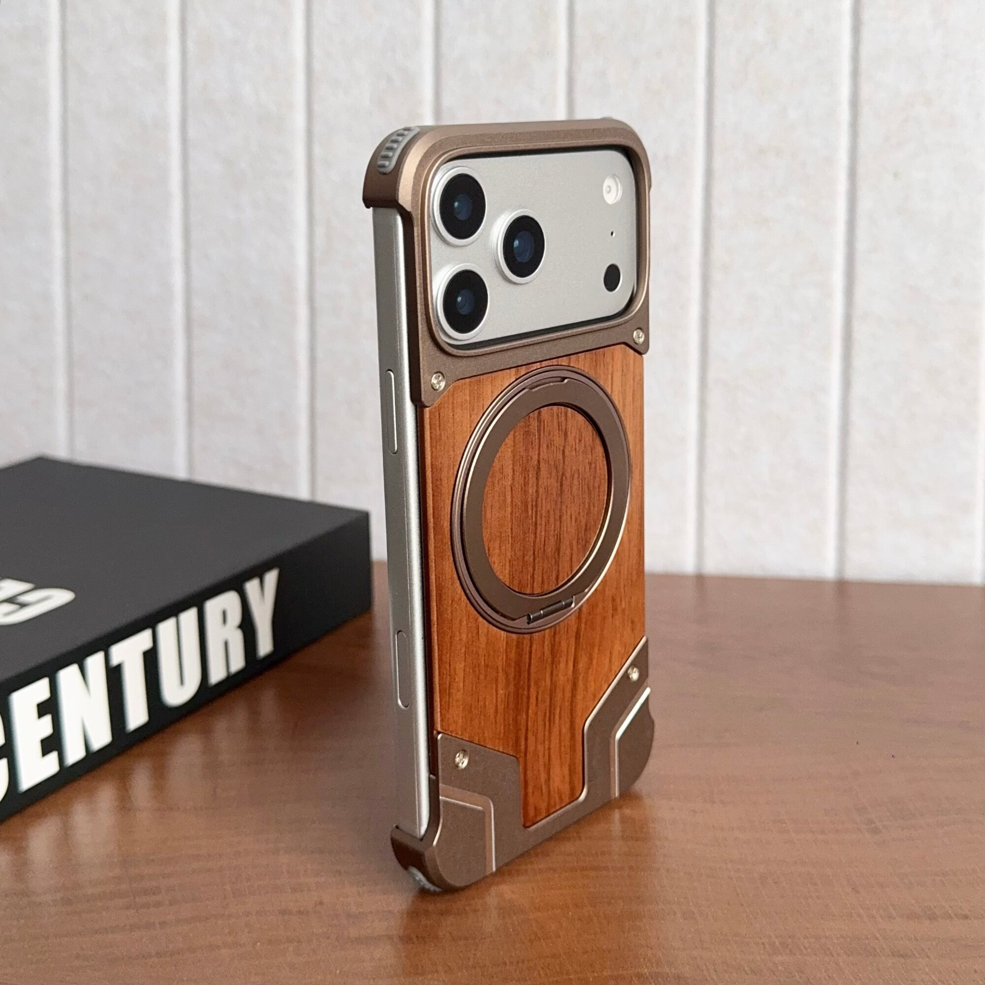 Чехол для Apple iPhone 17 Pro / Айфон 17 Про, матовая поверхность, чехол-кардиомонитор, металл, защита камеры, ударопрочный, встроенная подставка, усиленные углы, Apple, Apple iPhone 17 Pro, golden,