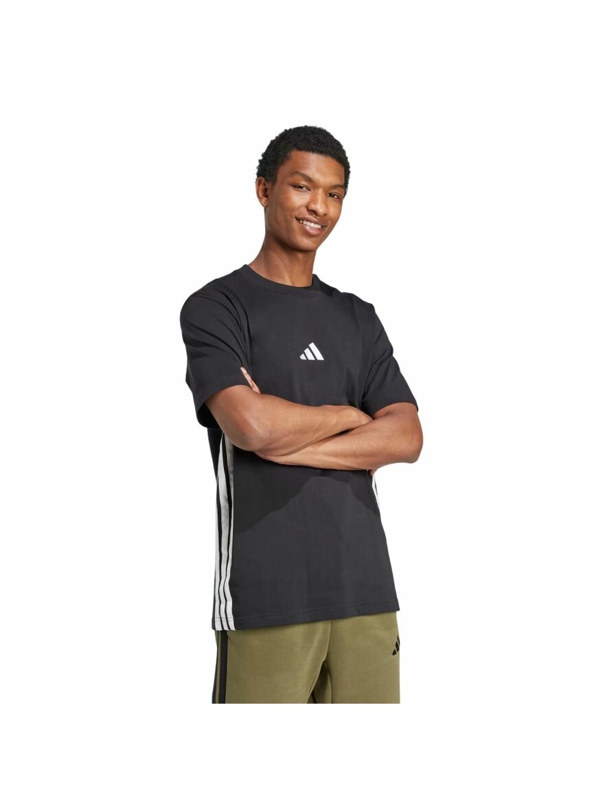 Футболка спортивная Essentials 3-Stripes Single Jersey Tee