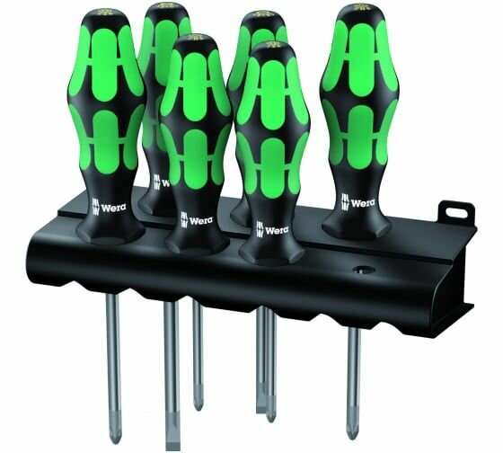 Набор отверток WERA Kraftform Plus Lasertip 335/350/355/6 105622
