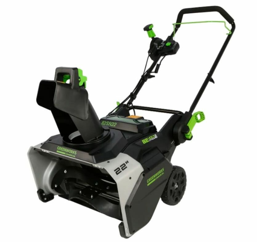 Аккумуляторный снегоуборщик Greenworks 82SN22, 82V
