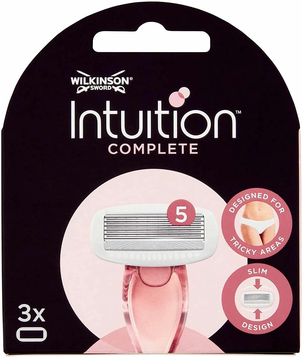 Schick / Wilkinson Sword Intuition Complete / Сменные кассеты для женского станка INTUITION Complete, f.a.b. , 3 шт.
