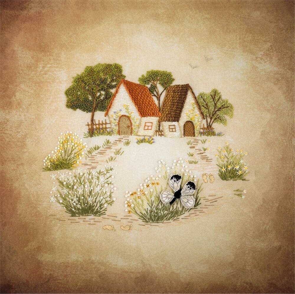 Набор для вышивания PANNA Живая картина JK-2104 "Домики"