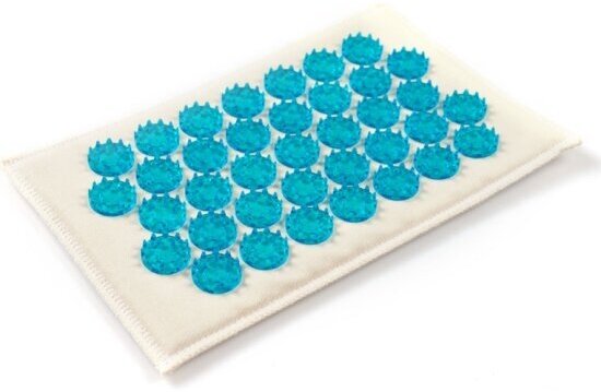 Массажный коврик Лаборатория Кузнецова Тибетский аппликатор (аппликатор Кузнецова) 12*22 см синий