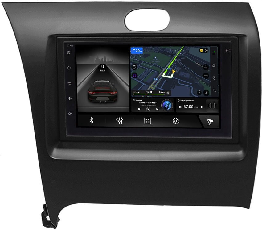Штатная магнитола Kia Cerato 3 2013-2020 (седан) Canbox Logic-i3 5720-RP-KICAF-325 Android 11 (4G-SIM, 4/64, DSP, QLed, 360)