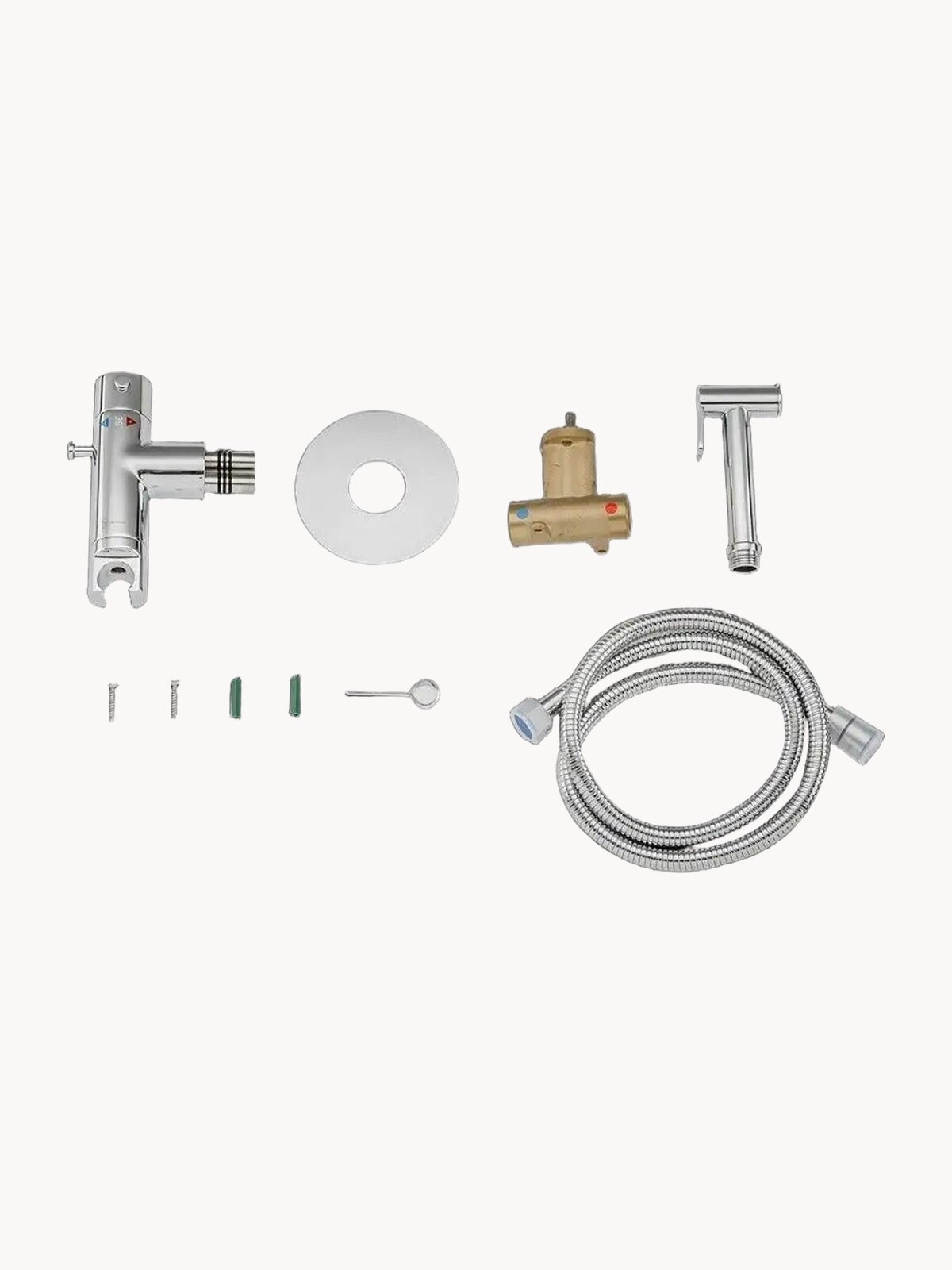 Гигиенический душ GAPPO, латунь, термостатный картридж, с поворотным изливом