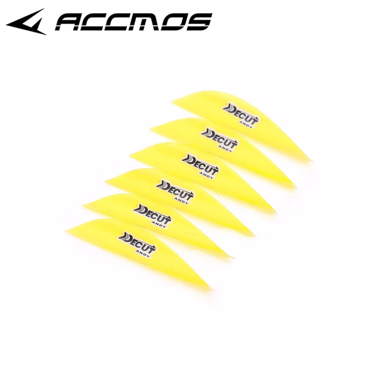 DECUT спиральные перья для стрел 1,56/1,75/2 дюйма 50 шт. 1.56inch yellow LW