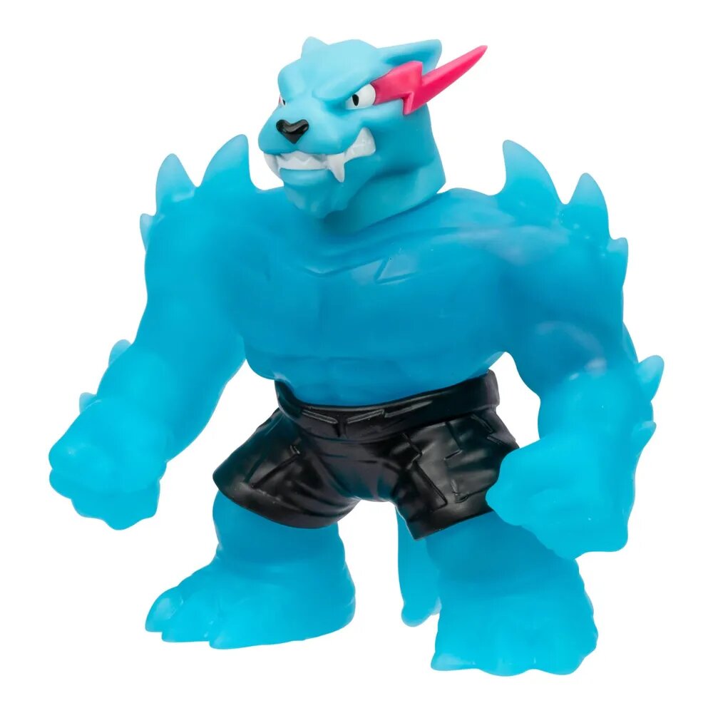 Фигурка Mr Beast Lab Hypercharged Panther Stretchy, тянущаяся, синяя — фото 1