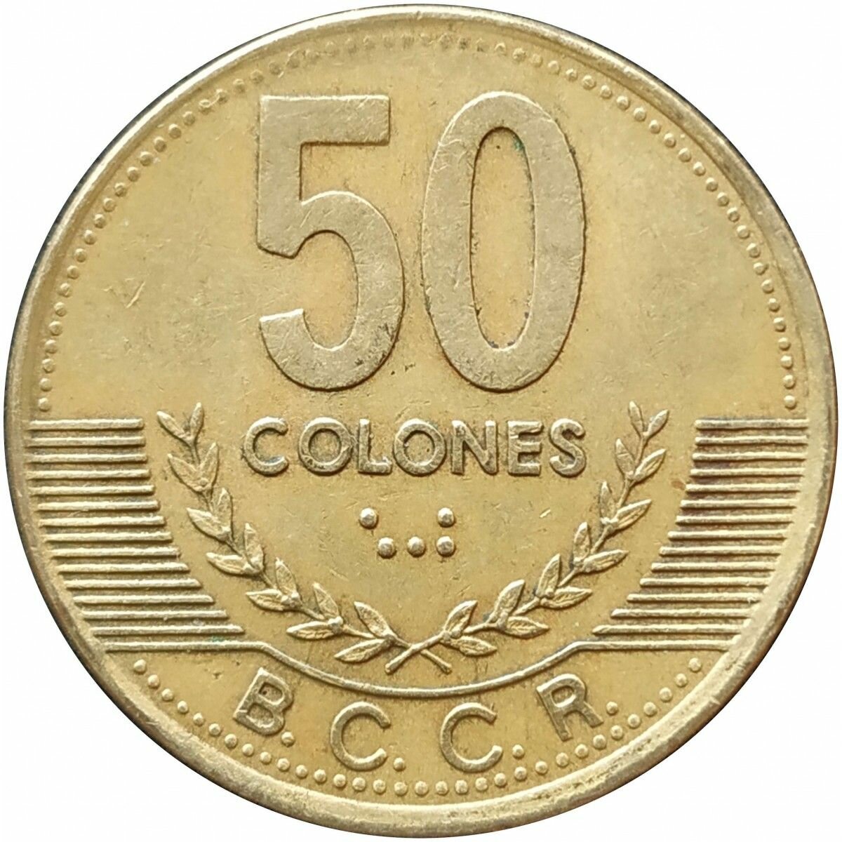 50 колонов 1997 Коста-Рика из оборота