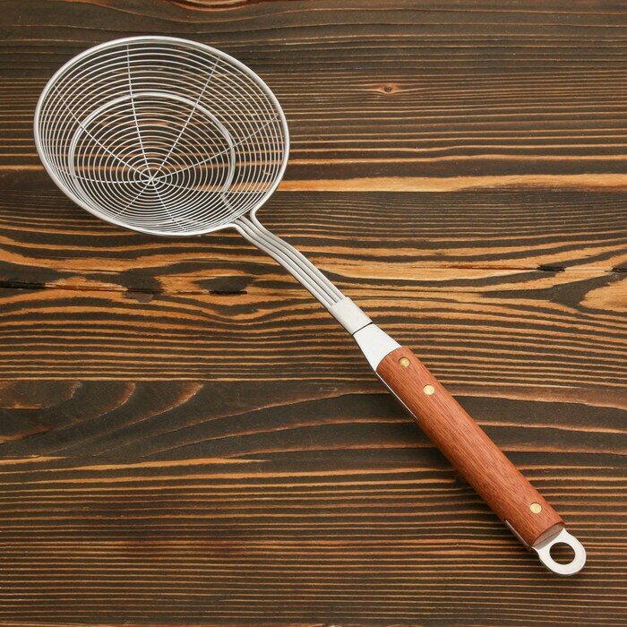 Дуршлаг-сито с деревянной ручкой 39см, 9319618