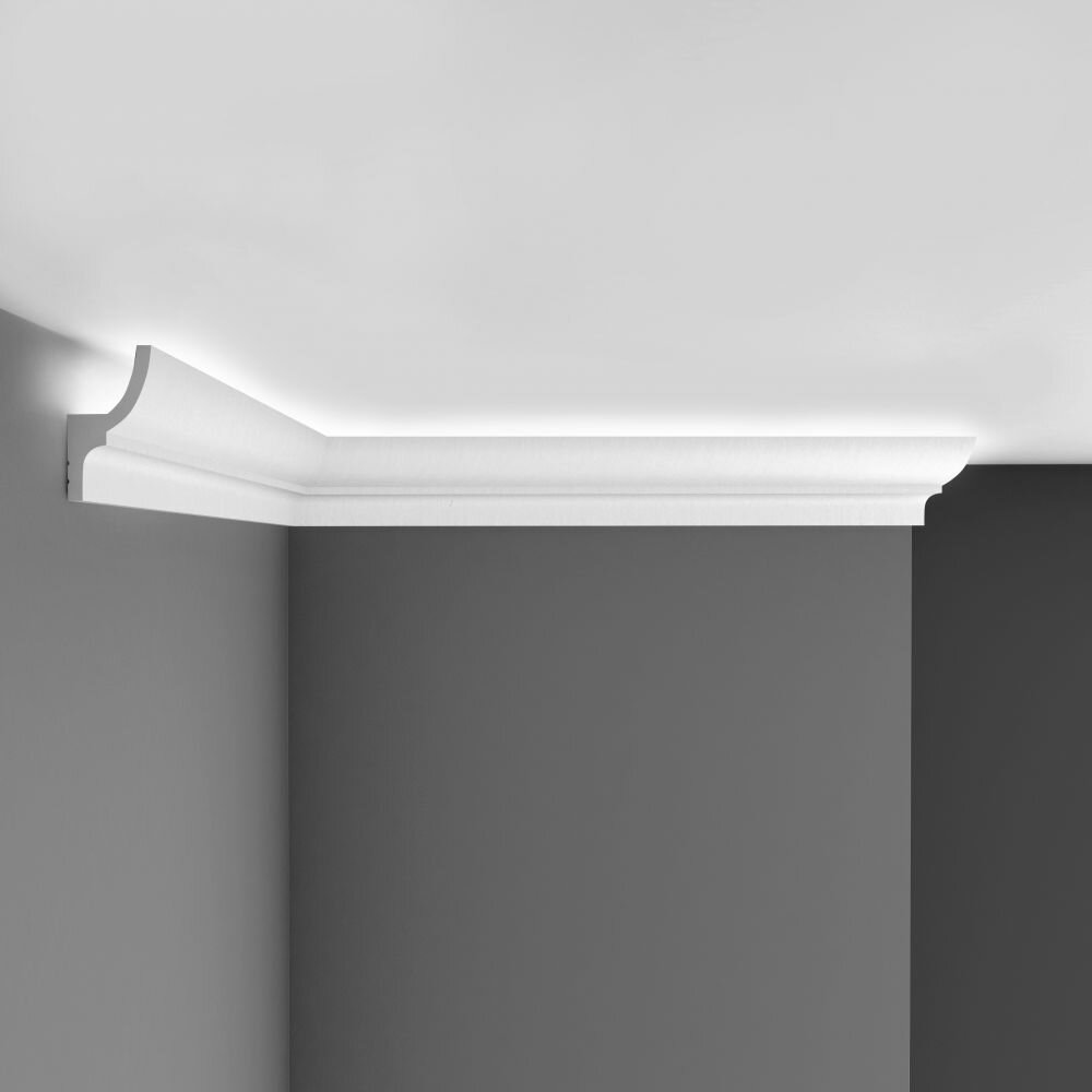 Плинтус Потолочный под Подсветку Decomaster D501ДМ В73хШ40хД2000 мм / Декомастер.*