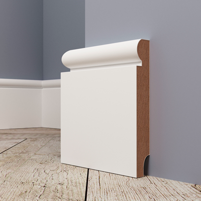 Плинтус Evrowood PN 030 Д2000хВ80хШ16 мм ( под покраску) / Евровуд.