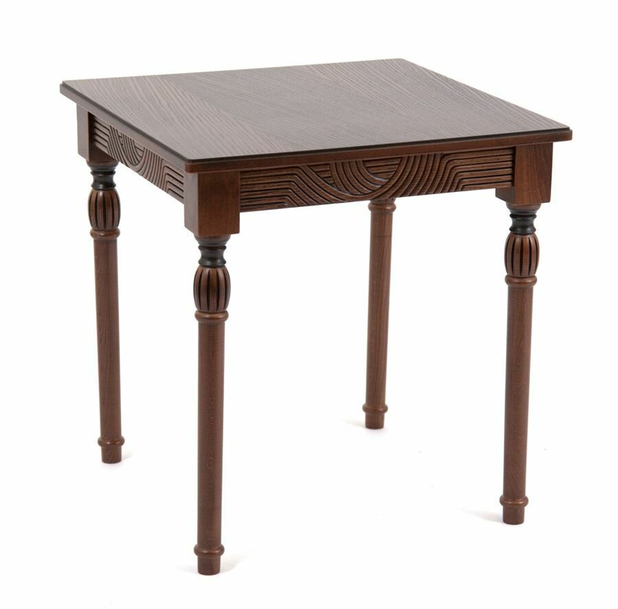 Стол Мили Red Black темное дерево, дерево, прямоугольная столешница, ножки