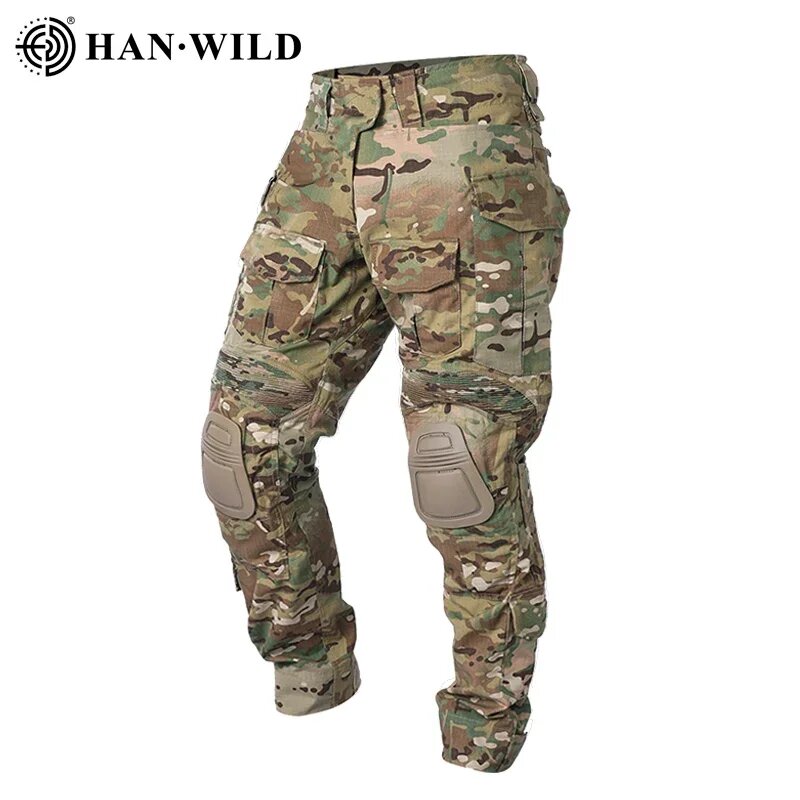 HAN WILD G3 Тактические брюки с наколенниками XL-70-80kg, CP