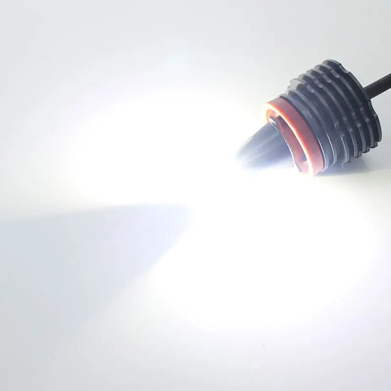 2 шт. 120 Вт Canbus без ошибок для BMW E61 E63 E64 E70 X5 E71 X6 E82 E87 E89 Z4 E90 E92 Светодиодный габаритный фонарь Angel Eyes H8 Светодиодный кольцевой светильник белый