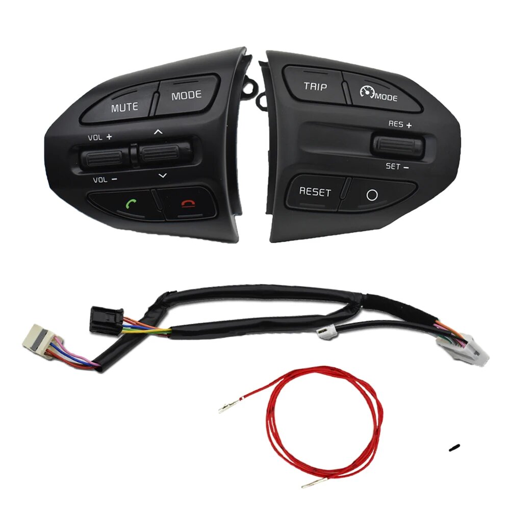 Новый переключатель кнопок на руле: круиз-контроль и регулировка громкости с K2-CL-C-wire-Redline