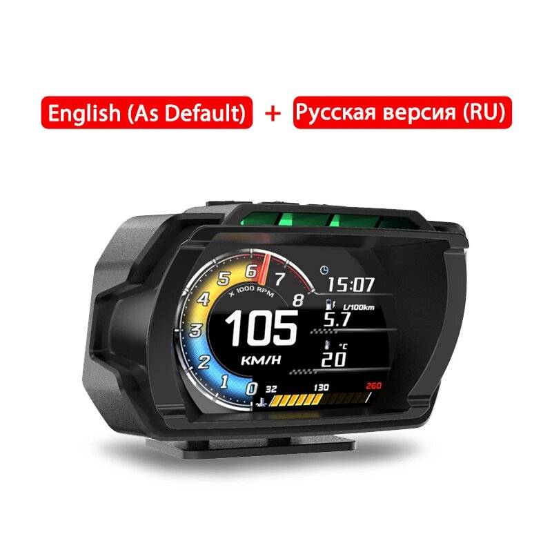 Vjoycar V80 2024 новейший дисплей на приборной панели OBD2 HUD общий пробег V80-Russian
