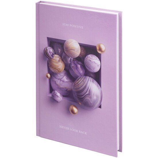 Блокнот Staff А5 (134х206 мм), 80 л, твёрдый, клетка, , "Мрамор", 114415