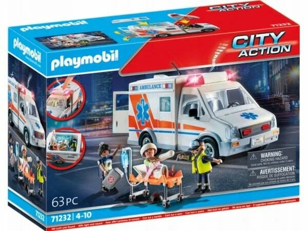 Конструктор Playmobil City Action Ambulance 71232
