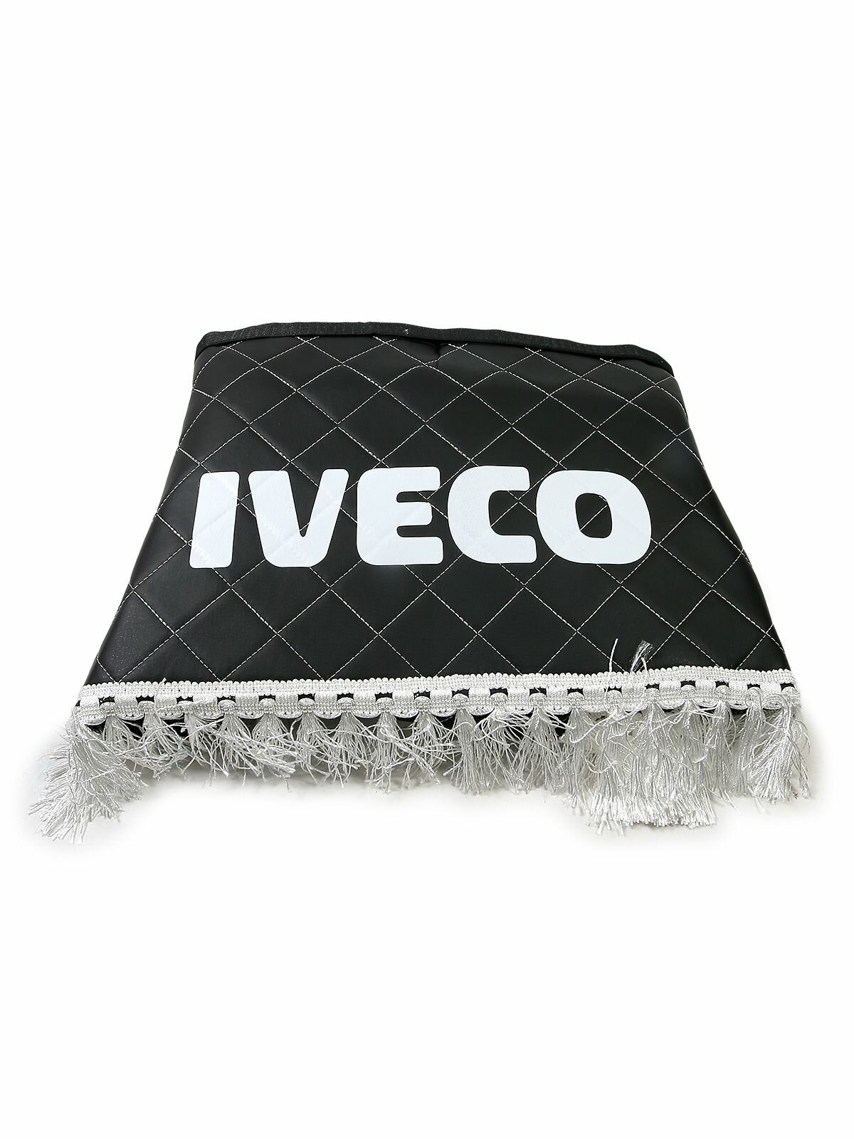 Ламбрекен лобового стекла + угол IVECO Эко кожа черный (24611)