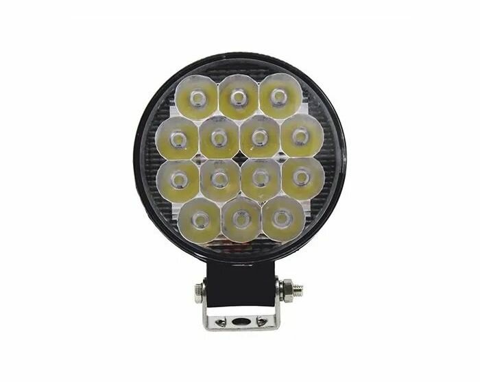 Фара рабочего света круглая WL-141CF 14LED дальний свет 28W (114мм) 10-30V вымпел