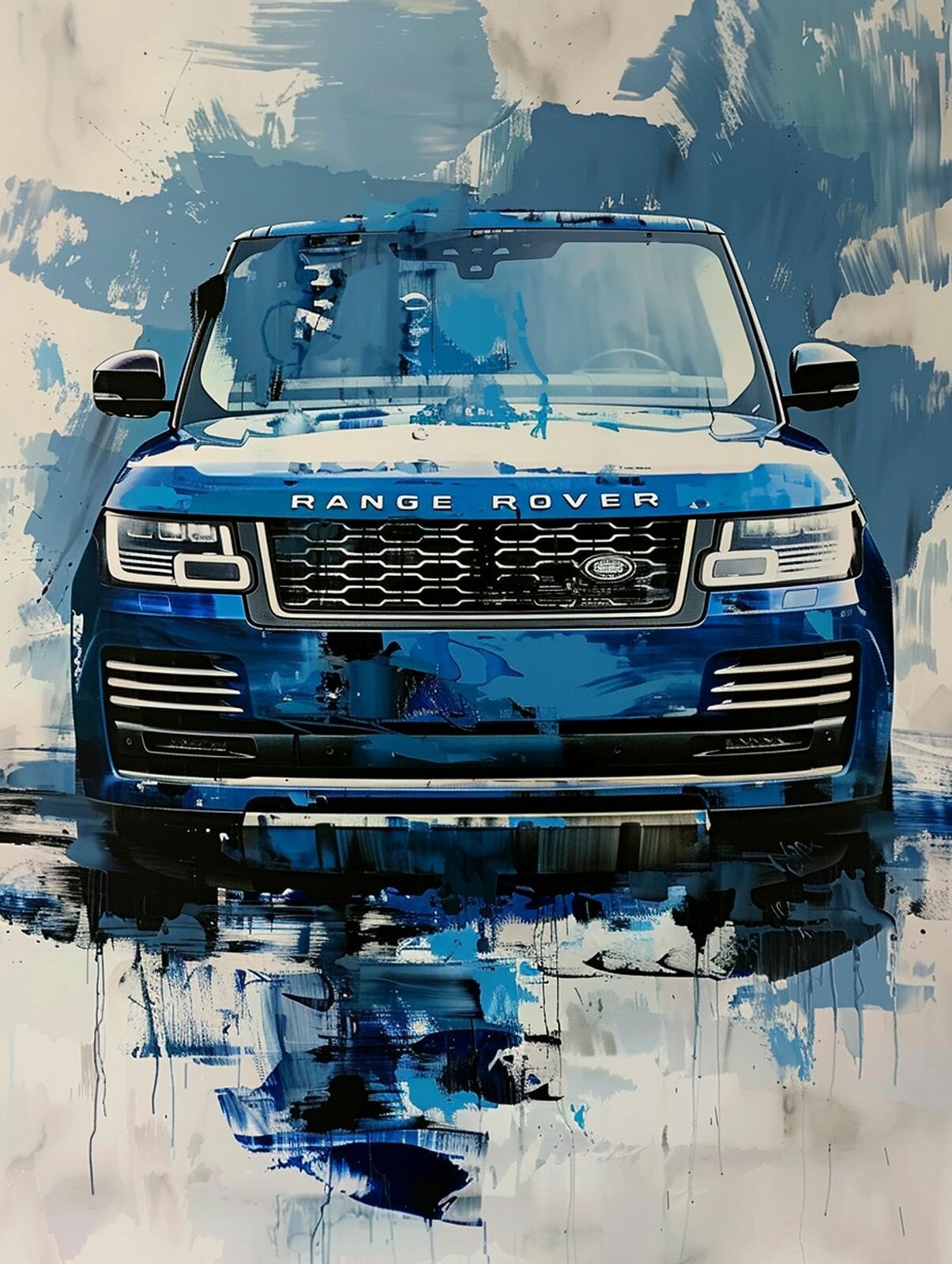 Постер 60х90 см. Авто - Range Rover Vogue