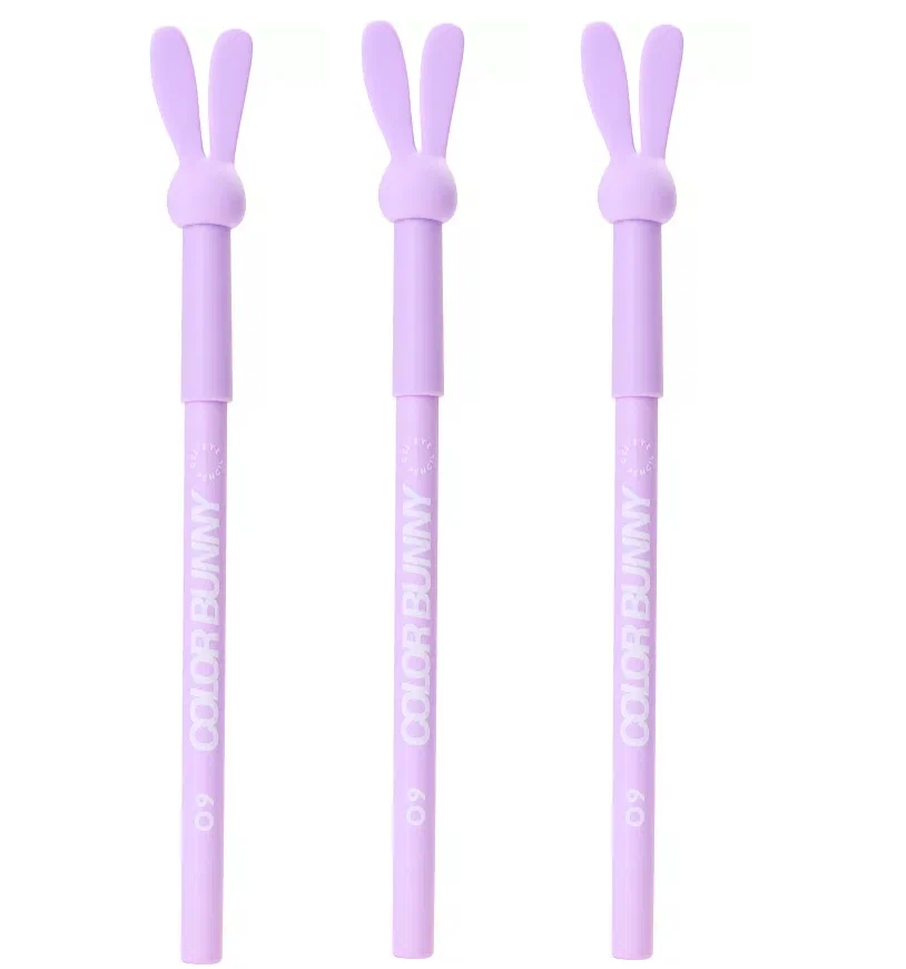 Карандаш гелевый для глаз Love Generation Color Bunny, тон 09 сиреневый, 1,3 г 3 шт
