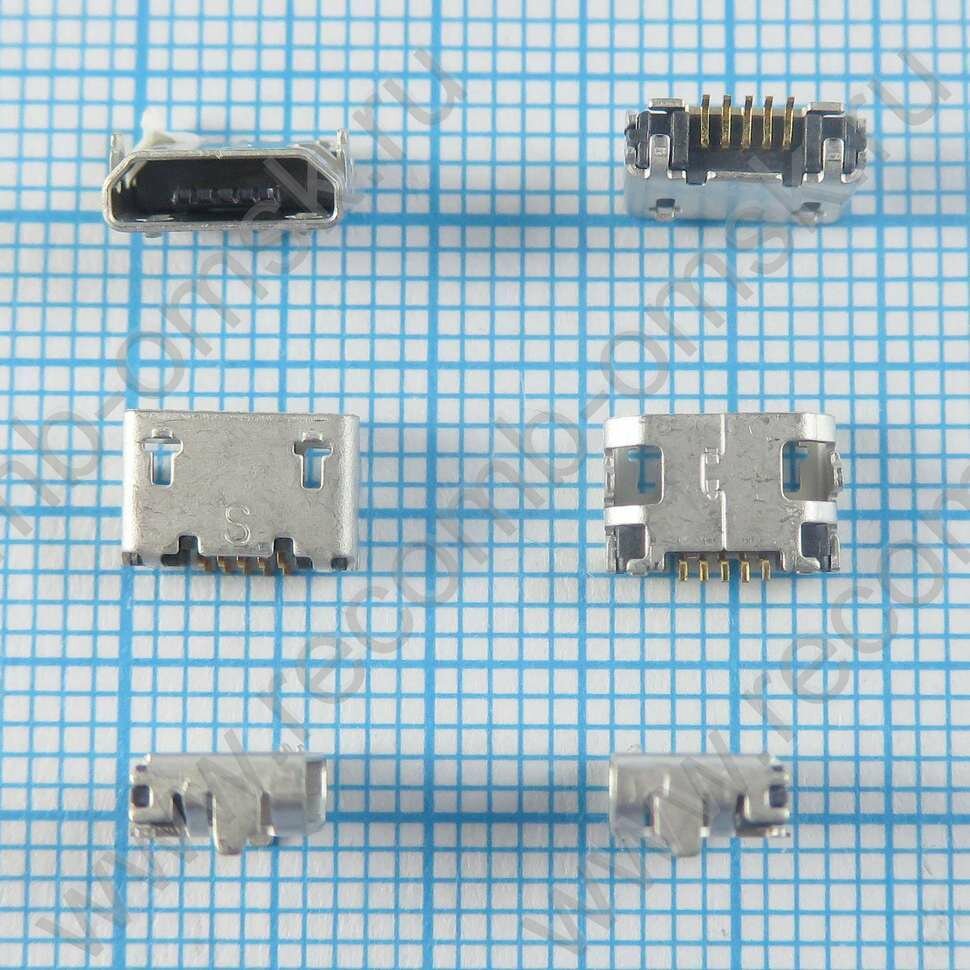 Разъем Micro USB 2.0 - B type - 5 pins - PJ102M