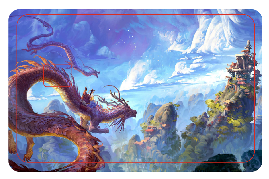 Наклейка на банковскую карту, стикер на карту, дракон Лун