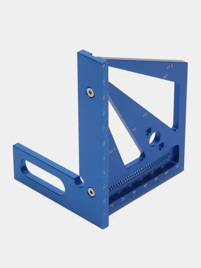 Линейка/угольник 112мм х 79мм, Алюминий