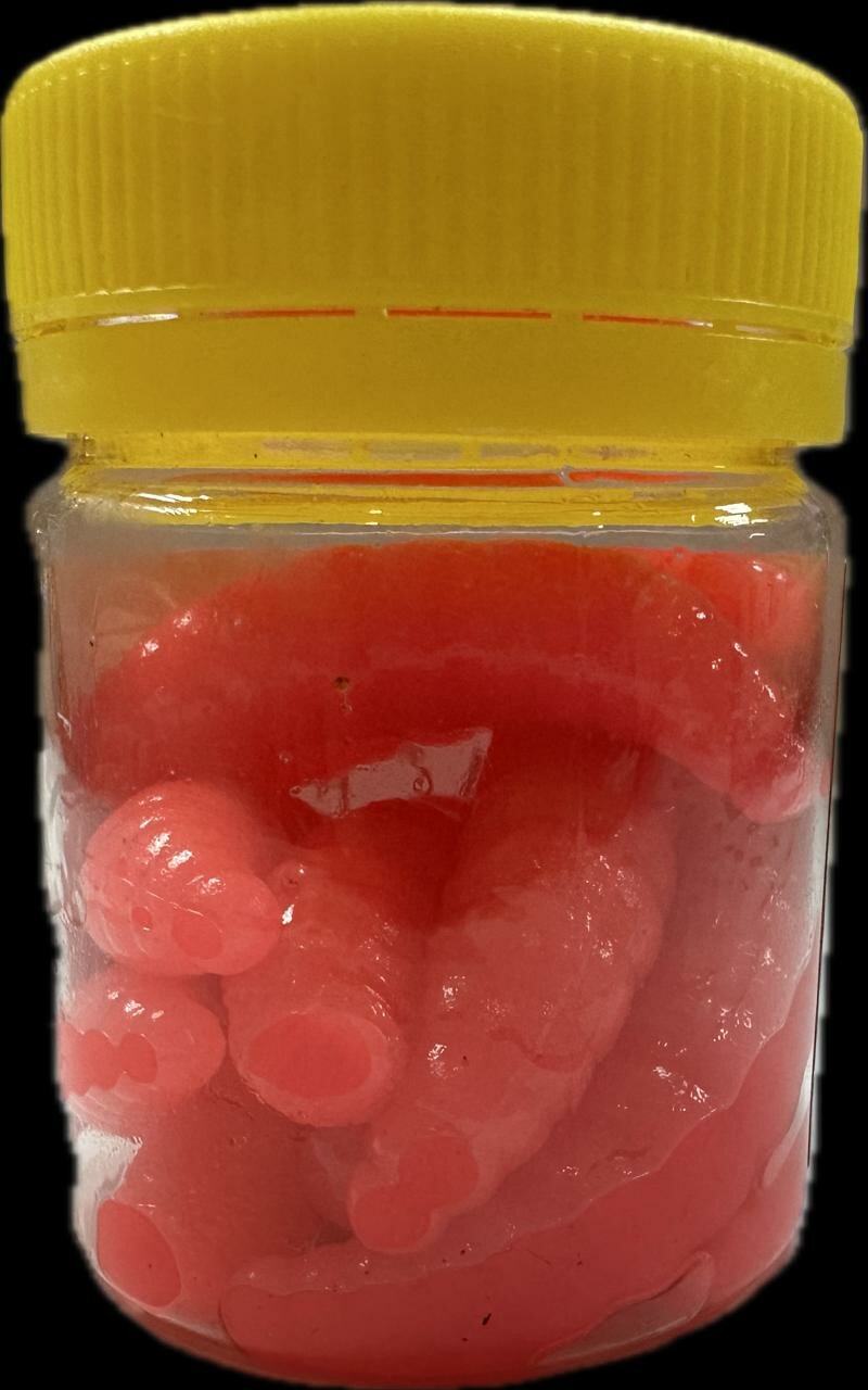 Приманка Cool Place Maggot Floating stretch 4см, цвет темно-розовый