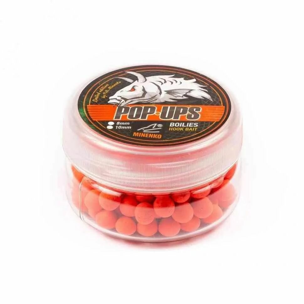 Бойлы плавающие MINENKO ORANGE PLUM Pop-Up 8мм