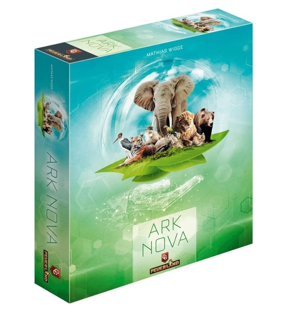 Настольная игра "Ark Nova" Арк Нова с правилами на русском языке по QR коду, для 1-4 игроков, от 14 лет