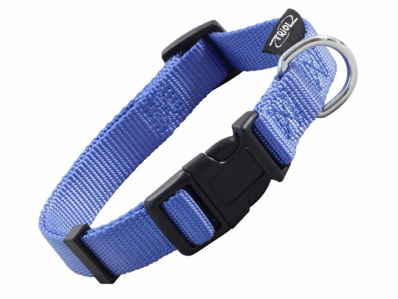 Triol Ошейник для животных, нейлон, синий, 27-37 см