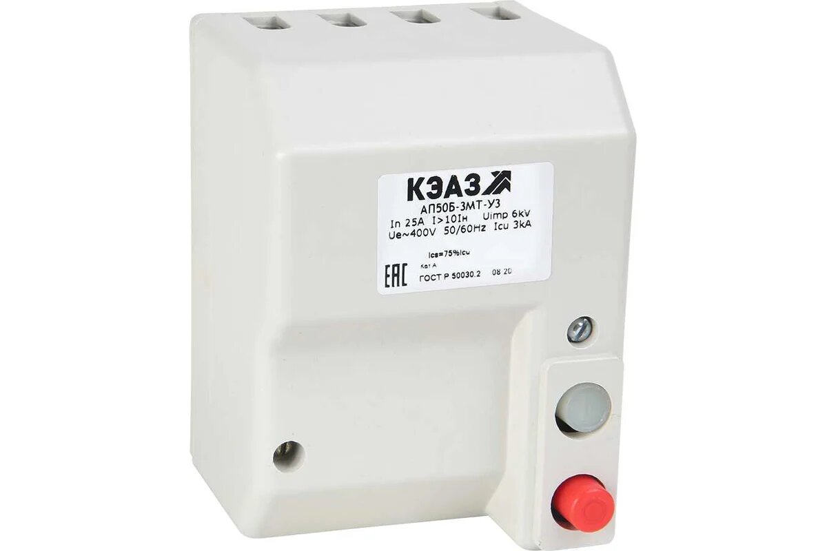 КЭАЗ АП50Б-3МТ-16А-10Iн-500AC-У3 автоматический выключатель для электрощитовой 107267