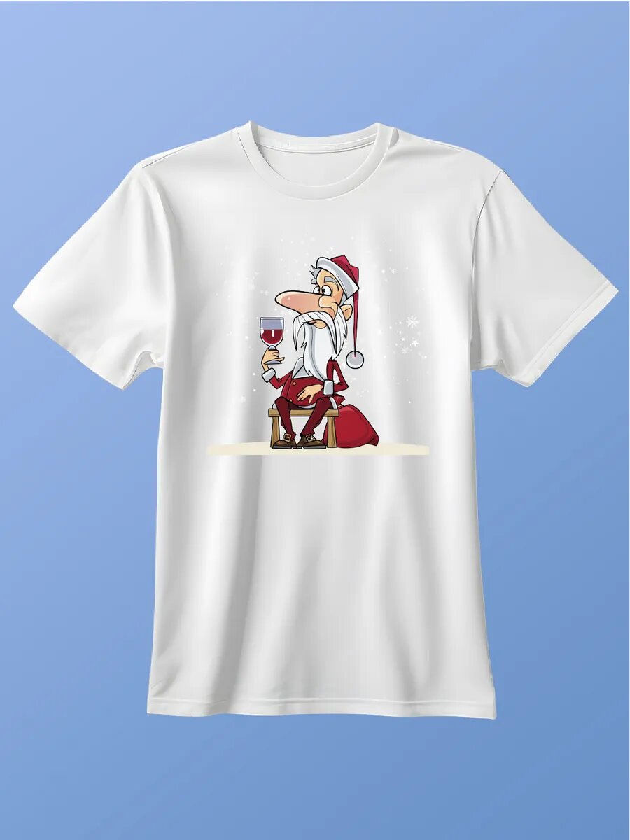 Футболка с сантой