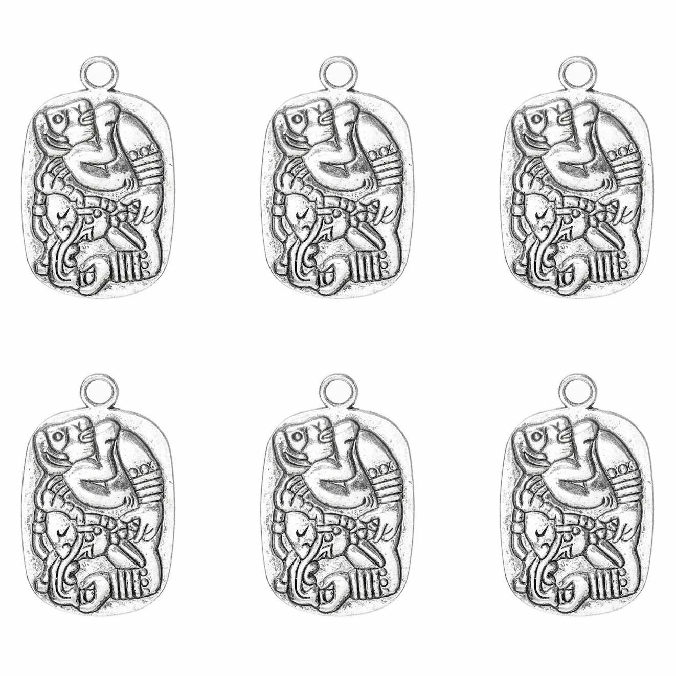 Кулон "Майя" #1, 6 штук.
